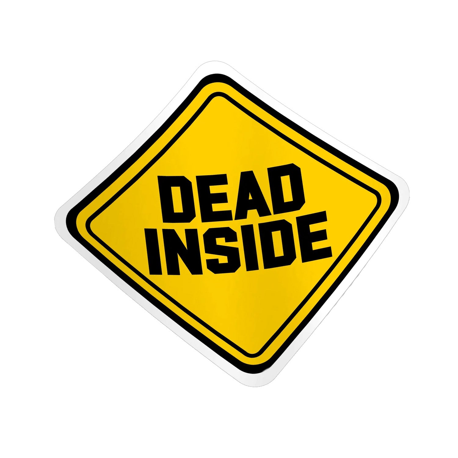Dead Inside - Hard Hat Decal – Custom Safety USA