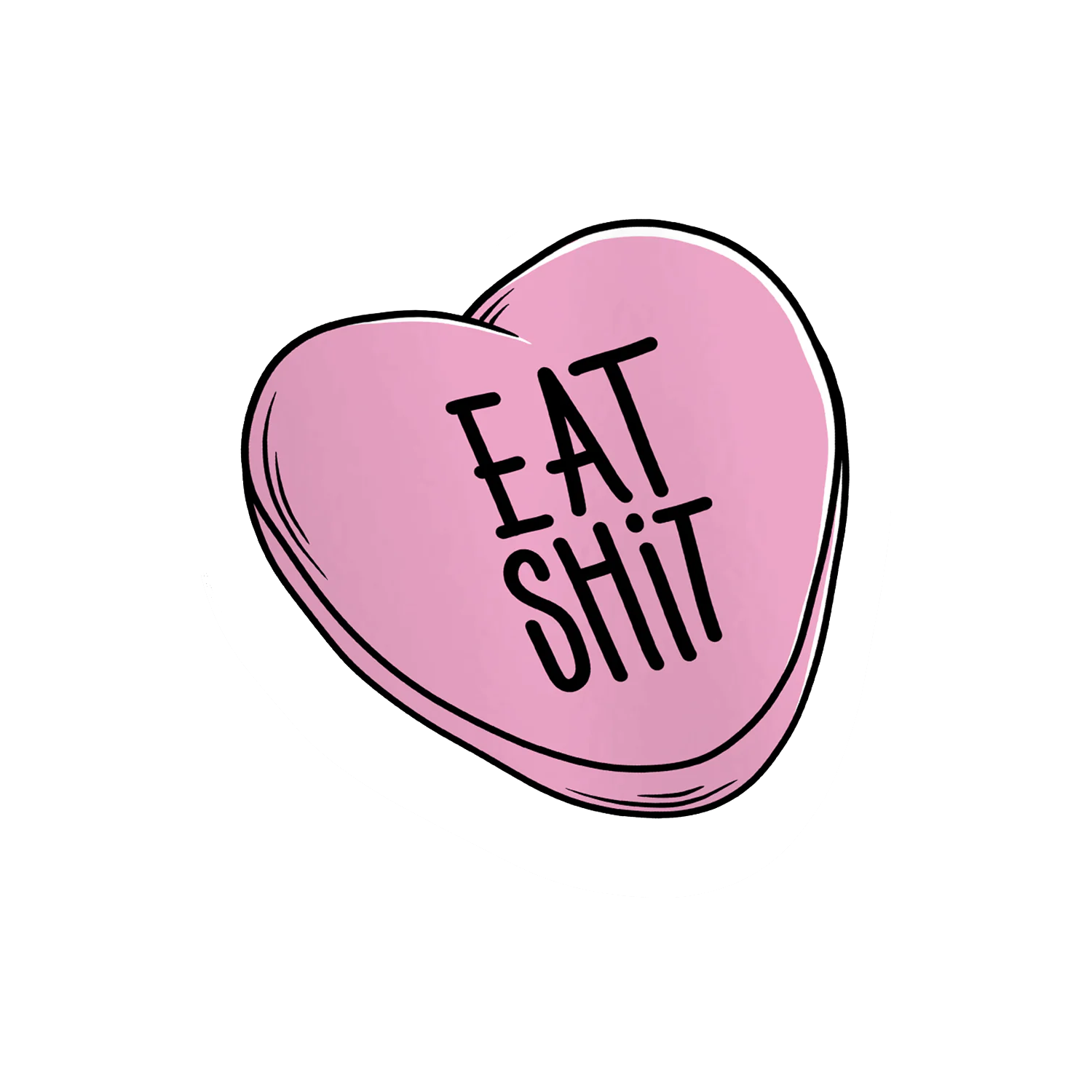 Eat Shit - Hard Hat Decal – Custom Safety USA