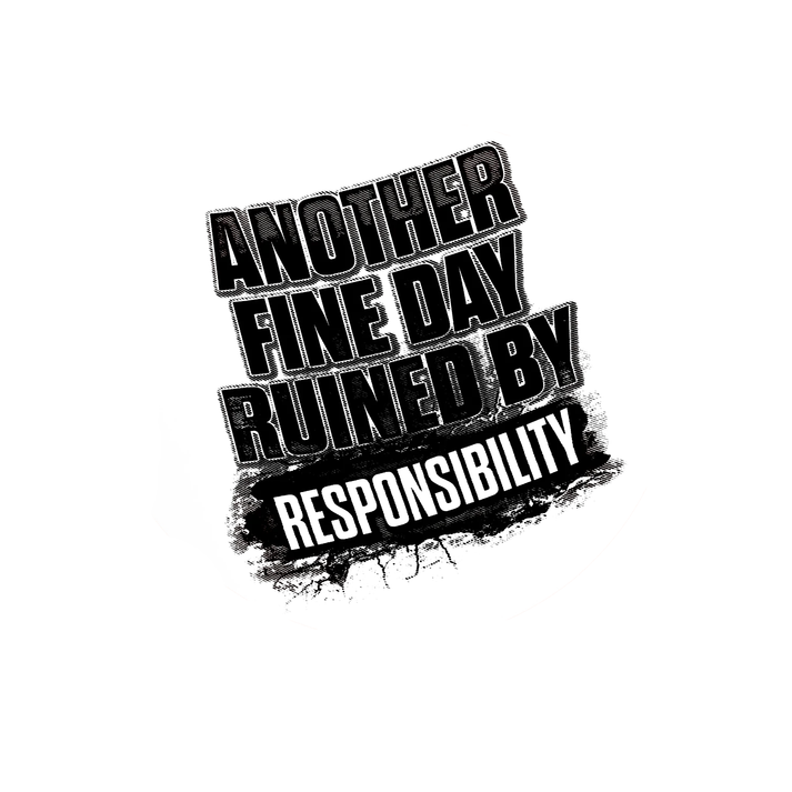 ANOTHER DAY RUINED - Hard Hat Decal – Custom Safety USA