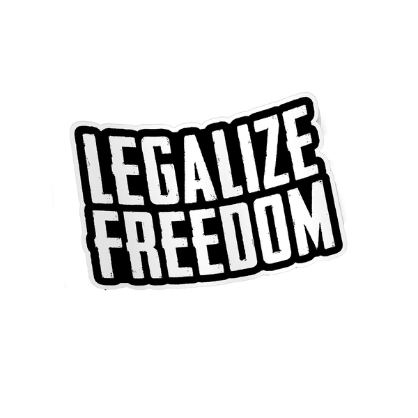LEGALIZE FREEDOM - Hard Hat Decal – Custom Safety USA