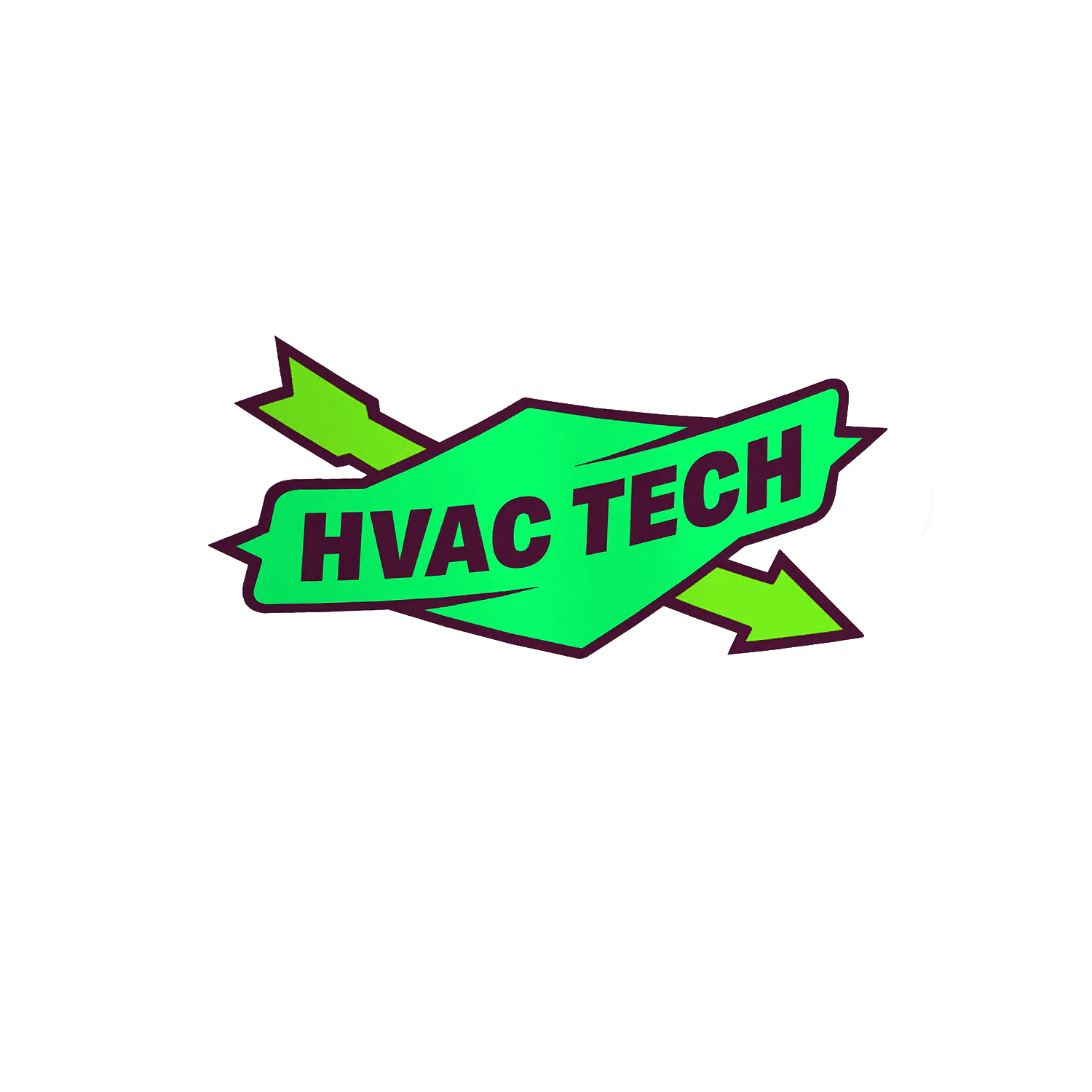 HVAC TECH - Hard Hat Decal – Custom Safety USA