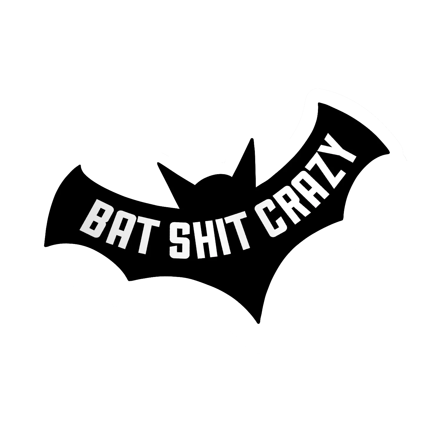 BAT SHIT CRAZY - Hard Hat Decal – Custom Safety USA