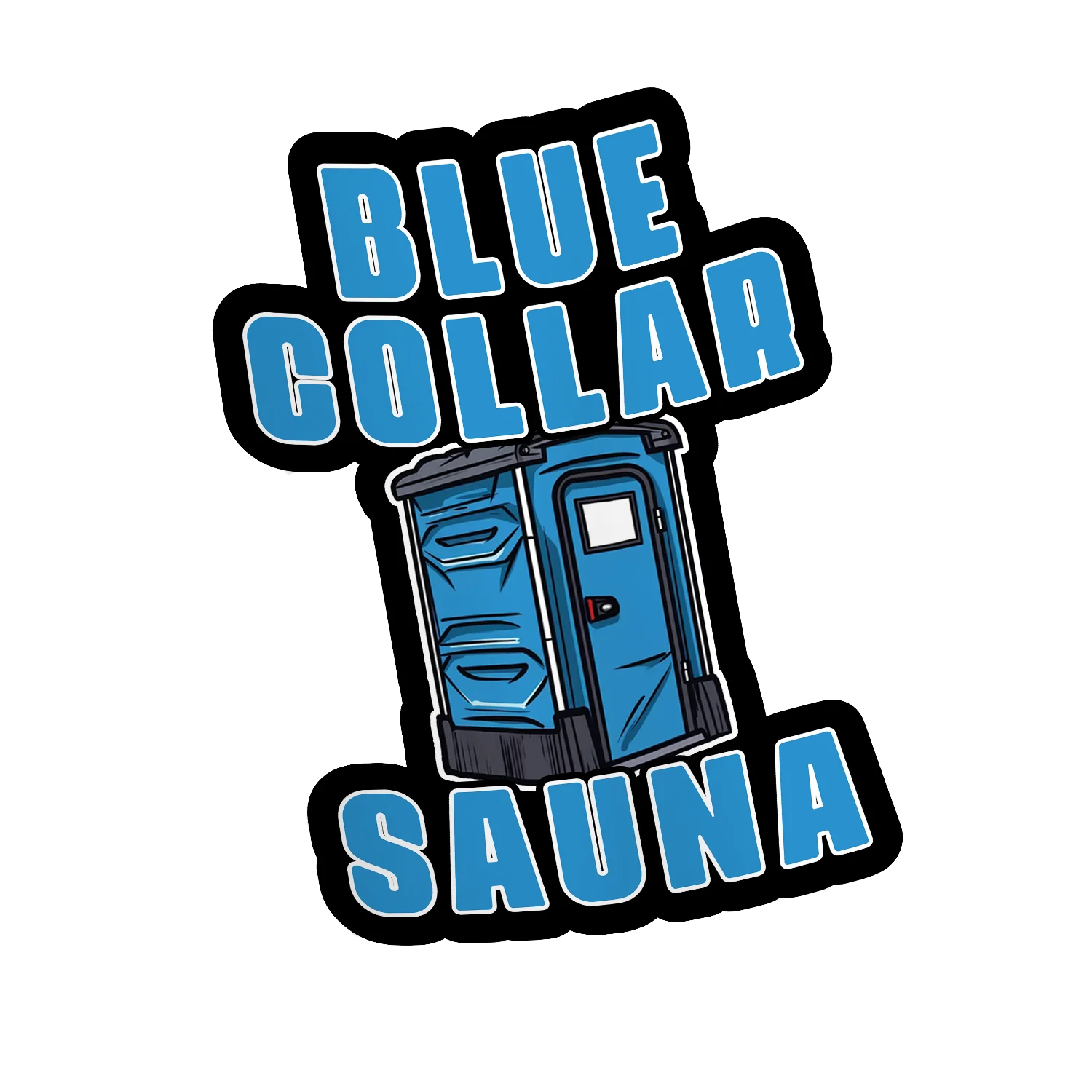 BLUE COLLAR SAUNA - Hard Hat Decal – Custom Safety USA