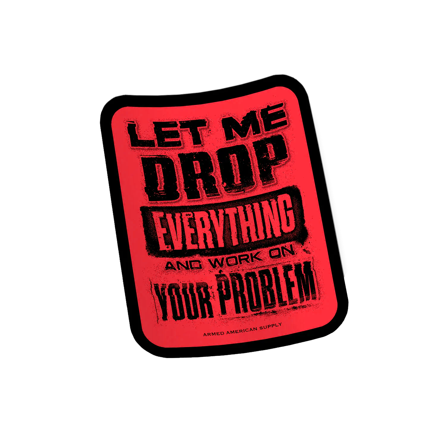 Let me drop everything - Hard Hat Decal – Custom Safety USA